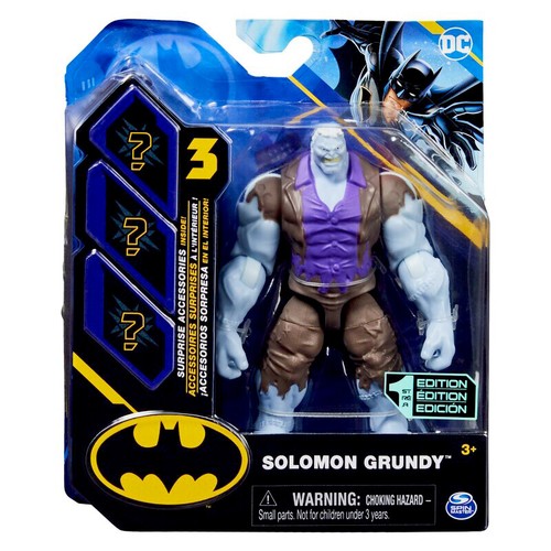 SOLOMON GRUNDY dc 1ST EDITION action figure NEW spin master 4" 2022 ...