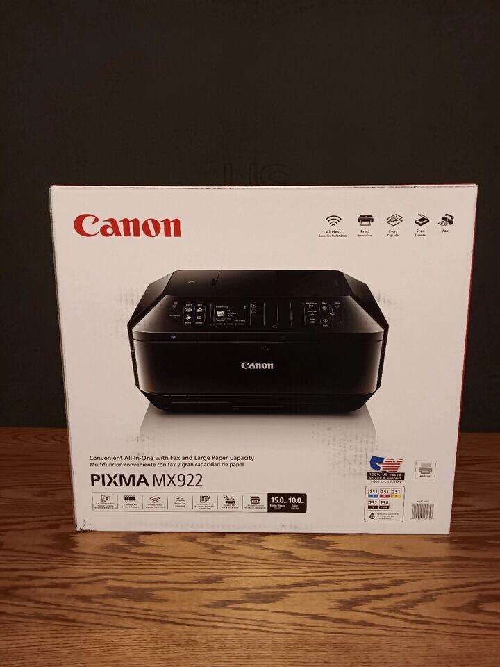 Canon PIXMA MX922 Wireless Office All-in-One Printer - 9600 dpi Color ...