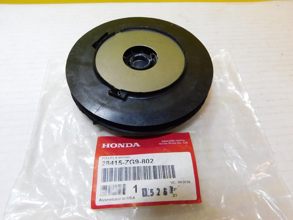 GENUINE HONDA PULLEY AND SPRING # 28415-ZG9-802 ---BOX 6140 BE | eBay