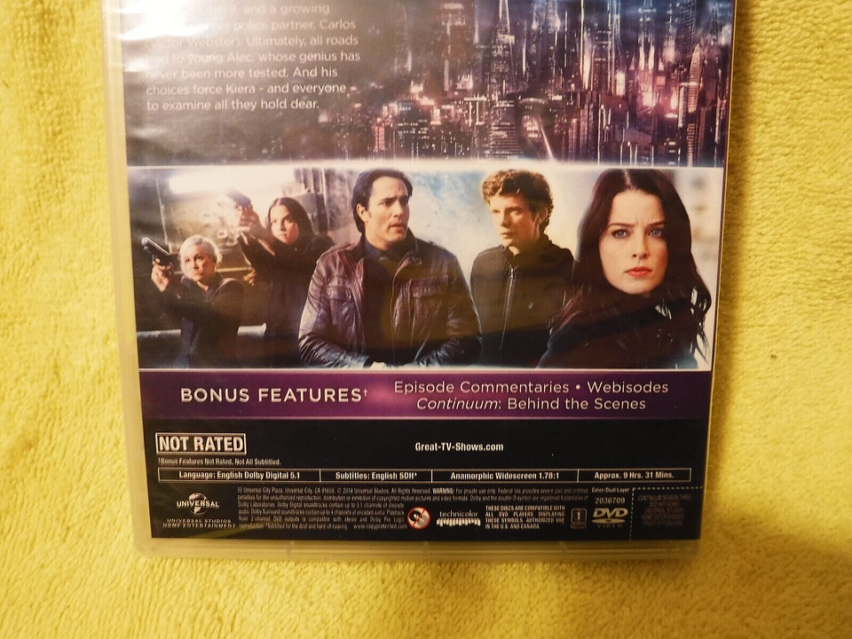 BRAND NEW/SEALED 4 DVD SETS, SUPER RARE CONTINUUM COMPLETE 4 SEASON SET ...