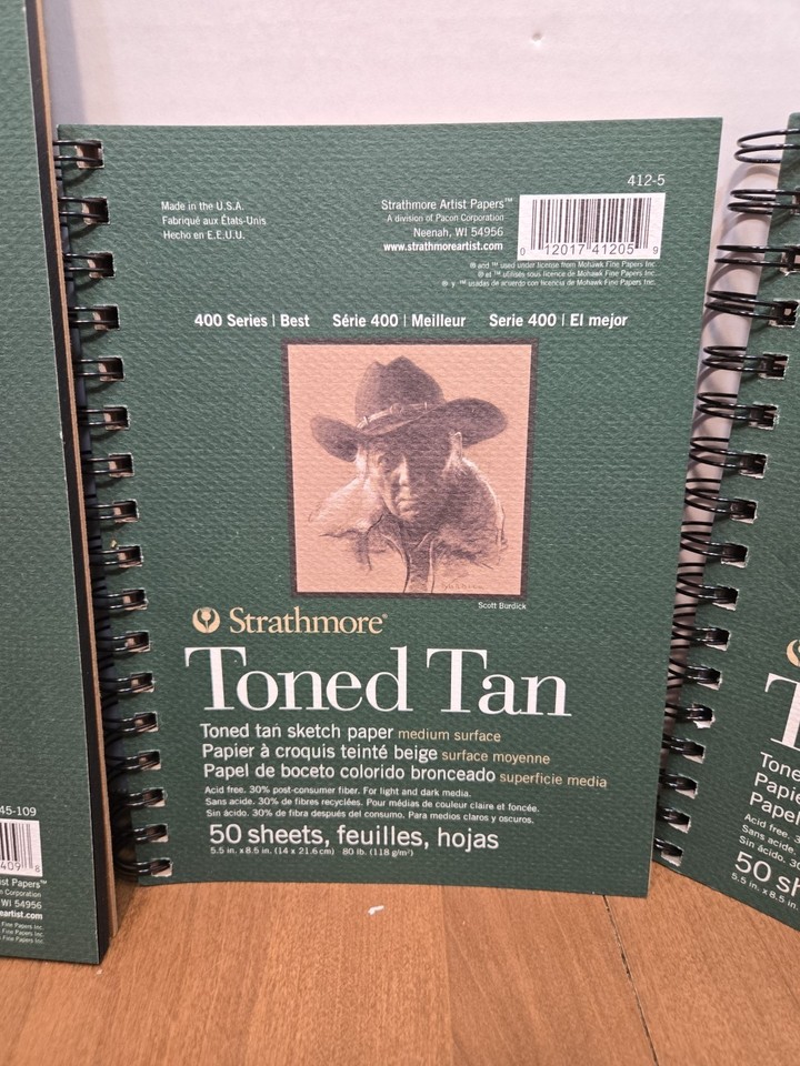 Sketch Books Lot Of 4: Canson X1 Strathmore X3 | eBay