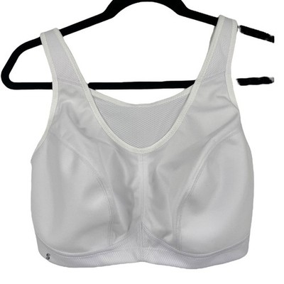Glamorise sports bra 1066 No-Bounce Camisole white size 36G | eBay