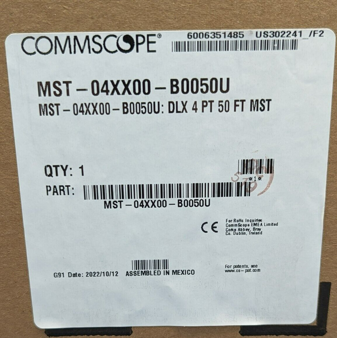 Commscope MST-04XX00-B0050U Fiber Access Terminal | eBay