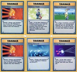 Pokemon Cards Base Set 102 Trainer Cards RARE, UNCOMMON & COMMON | eBay