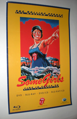POSTER by The ROLLING STONES some girls live in texas 78 for VIDEO FILM ...