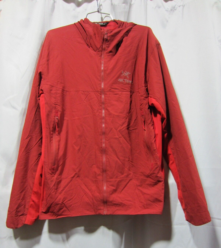 Arcteryx Atom SL Hoody Brick Red Waterproof Shell Rain Jacket Pack Men ...