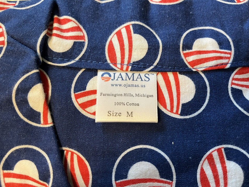 RARE President Barack Obama Ojamas - POTUS Pajamas Long Sleeved Mens ...