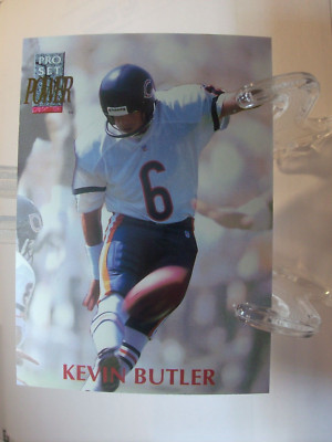 1992 Pro Set Power Football #106 - Kevin Butler - Chicago Bears 92-1032 ...