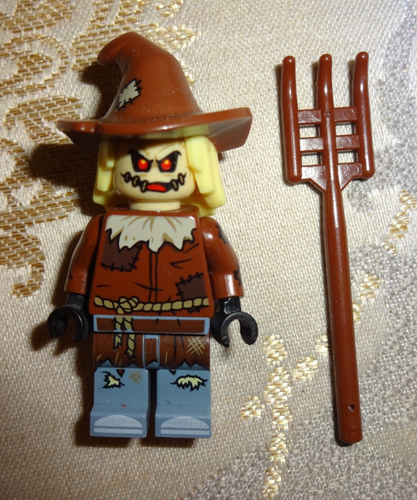 LEGO DC BATMAN ~ SCARECROW MINI FIGURE WITH PITCHFORK | eBay