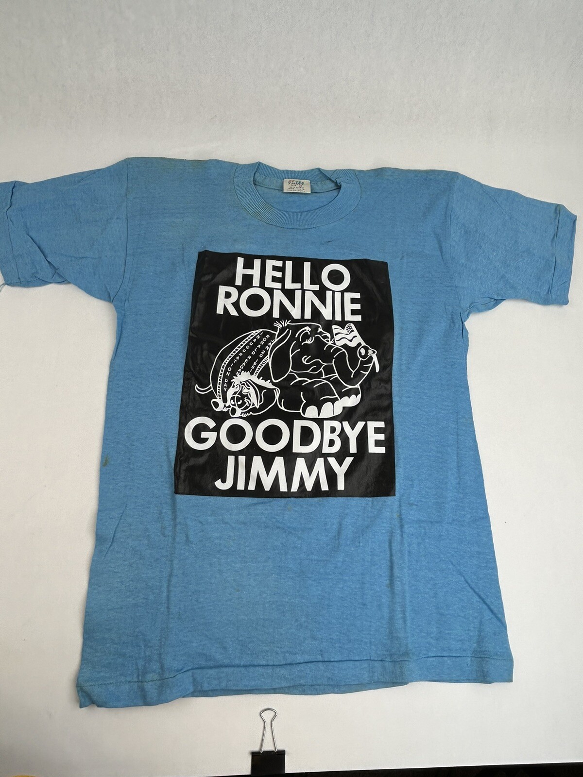 Vintage 1981 Ronald Reagan Hello Ronnie Goodbye Jimmy Inauguration Day ...