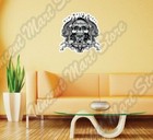New World Order Skull Government Occult War Wall Sticker Interior Decor ...