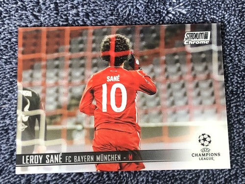 2020-21 Topps Stadium Club Chrome UEFA Champions League Leroy Sane Card ...