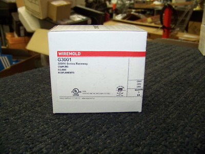 Wiremold 3000 Series Raceway Coupling 28ea. G3001 New | eBay