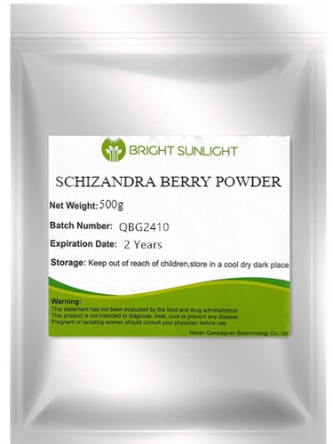 QBG 100% PURE 500g SCHIZANDRA BERRY (SCHISANDRA CHINENSIS) POWDER Wu ...