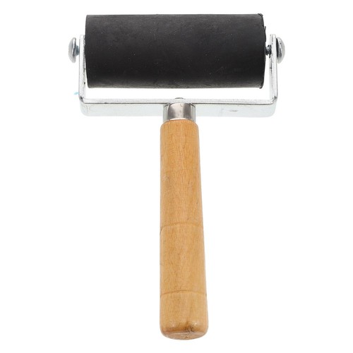 Printing Rubber Roller with Wooden Handle for Stamping Scrapbooks | eBay