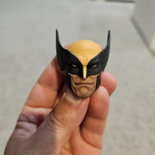 Sideshow 1/6 Scale 12" Wolverine Head Sculpt Logan Uncanny X-Men Tiger ...