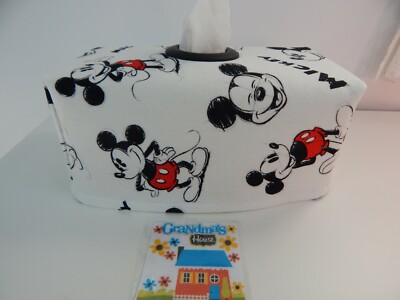 Mickey Mouse Tissue Box Cover With Circle Opening Great Gift Idea ...