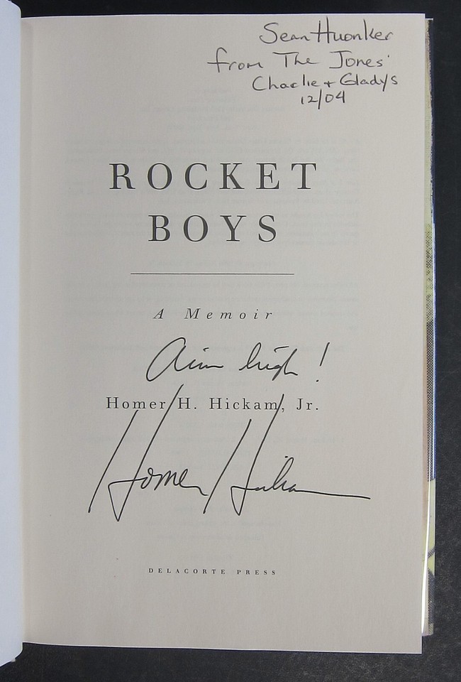 Rocket Boys by Homer Hickam Jr. SIGNED Hardcover/Jacket 9780385333207| eBay