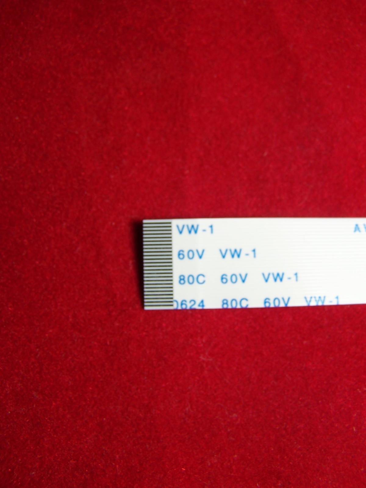 Flat Ribbon cable 24 Pin 0.5mm Pitch 100mm long FFC/FPC Forward Direct ...