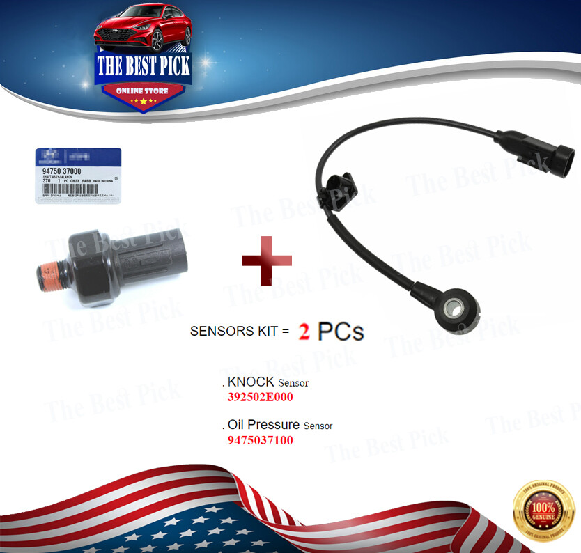 ⭐GENUINE⭐ SENSORS KIT = 2 PCs ( KNOCK & Oil Pressure SENSORS ) 17-20 2 ...