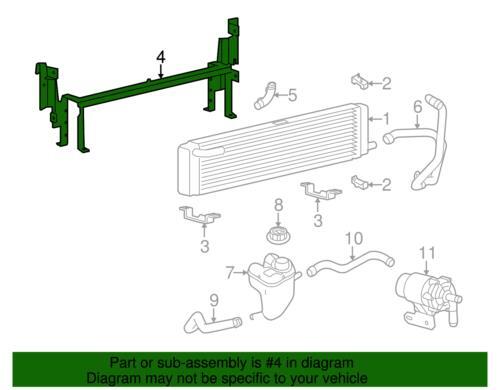 Genuine Ford 2011-2012 Mustang Intercooler Support Bracket Upper BR3Z ...