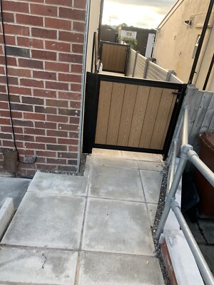 Composite Steel Side Gate | Bespoke Custom Framed Metal Gate Made to ...