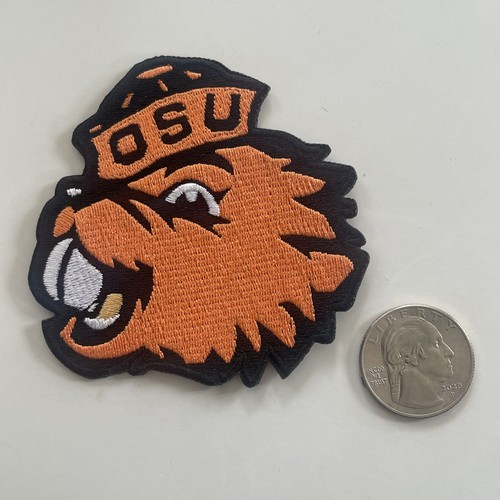 OSU Oregon State Beavers vintage iron on embroidered patch 3" x 3” A1 ...