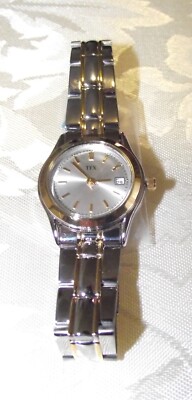 TFX By Bulova Women's Wrist Watch Gold/Silver Tone Stainless Steel ...