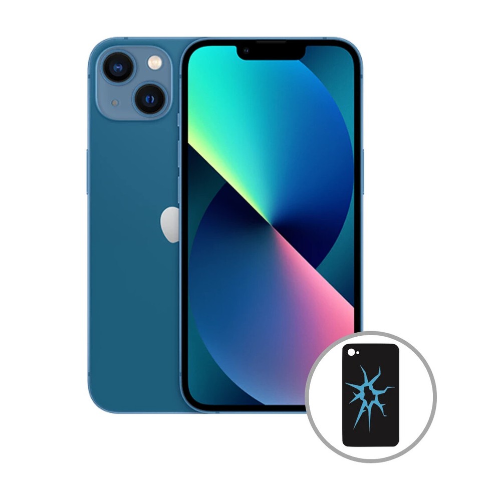 iPhone 13/13 PRO/13 MINI/13 PRO MAX Cracked BackGlass Repair Service ...