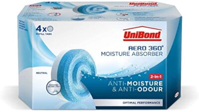 UniBond AERO 360° Moisture Absorber Neutral Refill Tab, ultra-absorbent ...