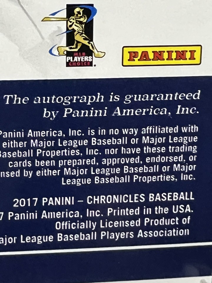 Yandy Diaz 2017 Panini Chronicles Auto #CA-YD Rookie Auto RC 👌😁! | eBay