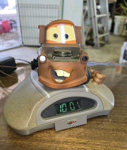 Disney Pixar Cars Talking Tow Mater Tow Truck Digital Alarm Clock Radio ...