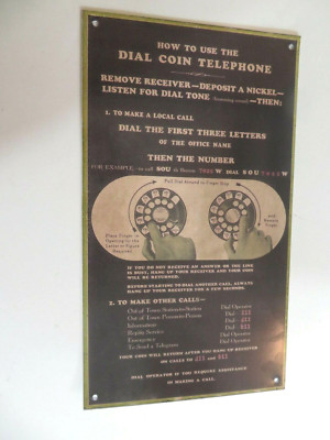 3 Slot Payphone Antique Telephone Bell systems 1920 Wood phonebooth Tin ...
