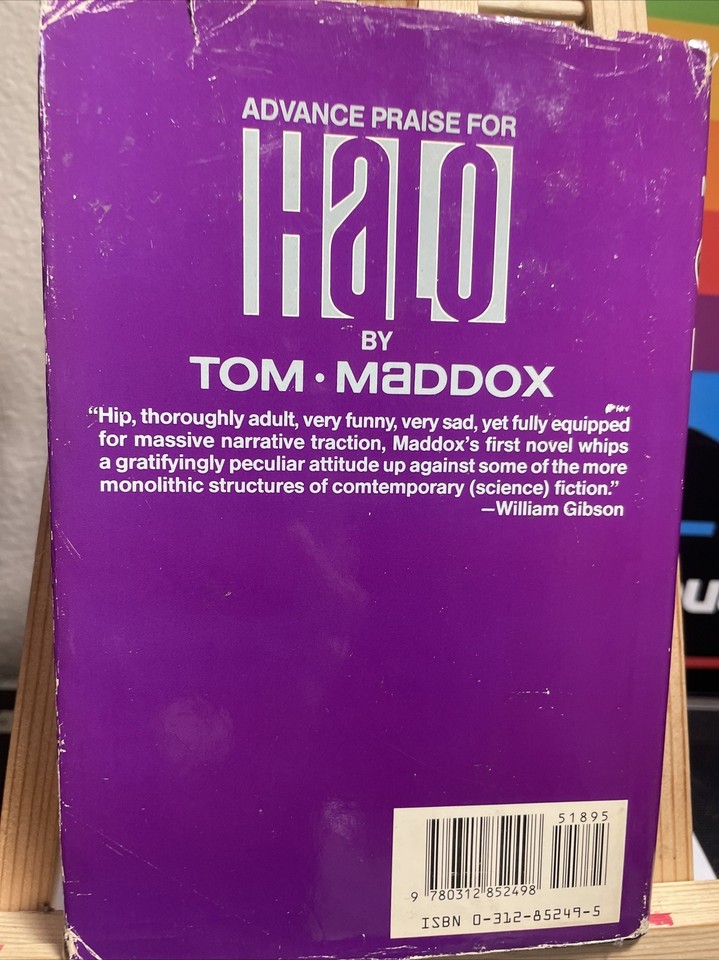 Halo by Tom Maddox (1991, Hardcover) 9780312852498| eBay
