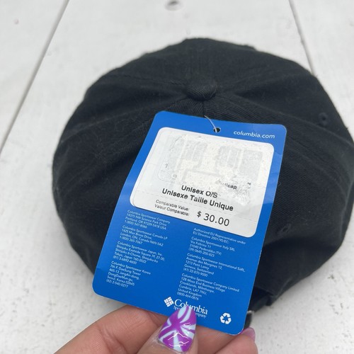 Columbia PFG Black Adjustable Baseball Hat Unisex Adults Size OS | eBay