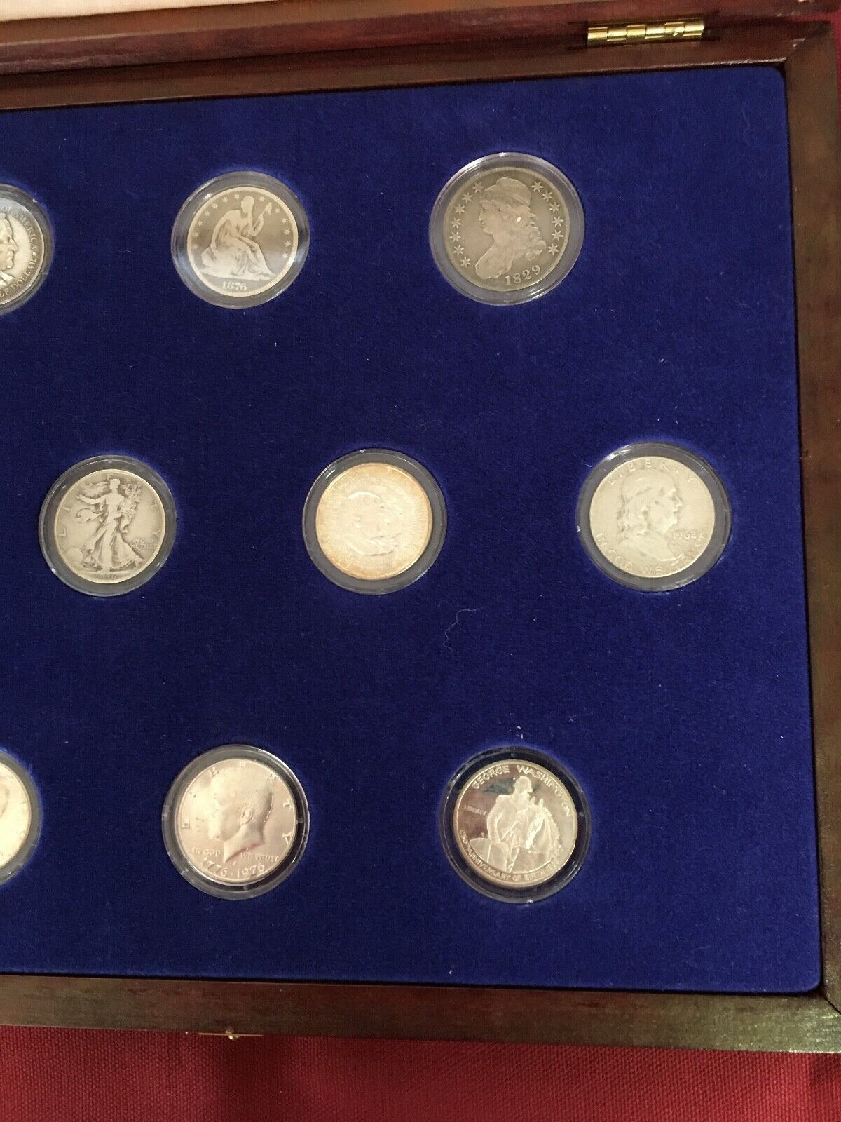 AMERICA'S GREAT SILVER HALF DOLLAR COLLECTION 10 COIN TYPE SET IN ...