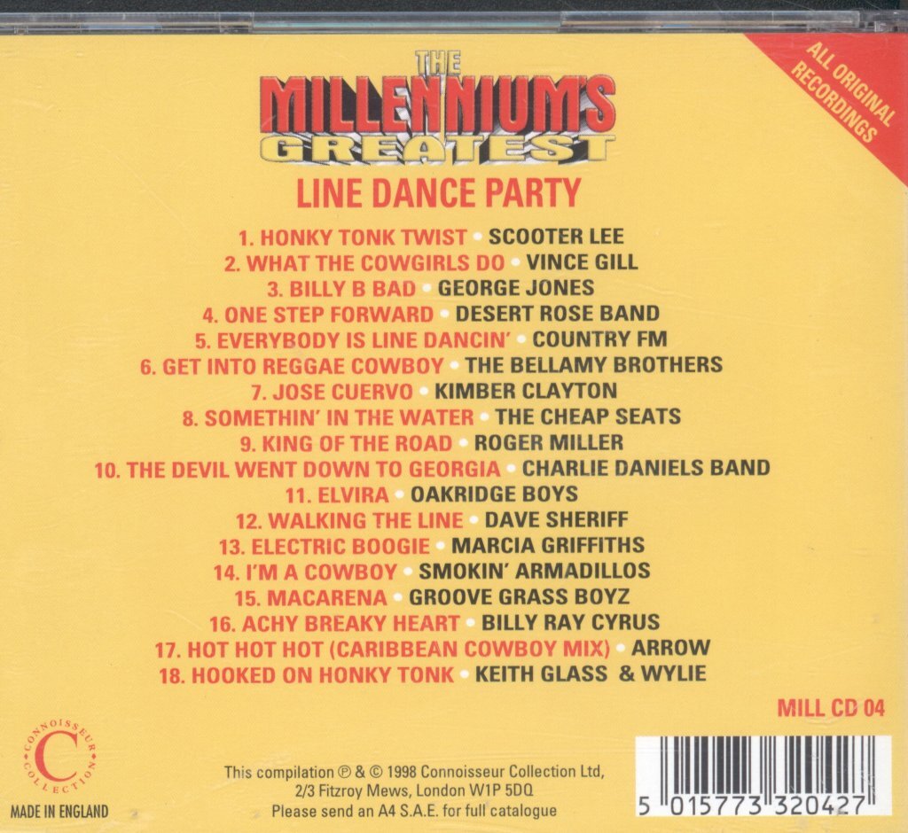 Millennium's Greatest Line Dance Party, The (CD) for sale online | eBay