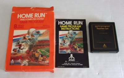 Used Complete Home Run (Atari 2600, 1978) Free Shipping! | eBay
