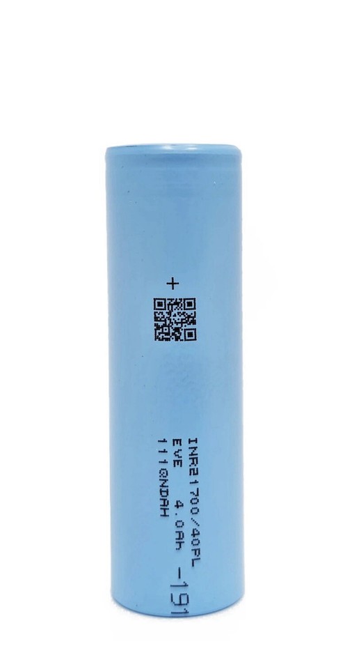 130 Count EVE 40PL 21700 3.6V Battery Cell 70 AMP Capable Cell ...