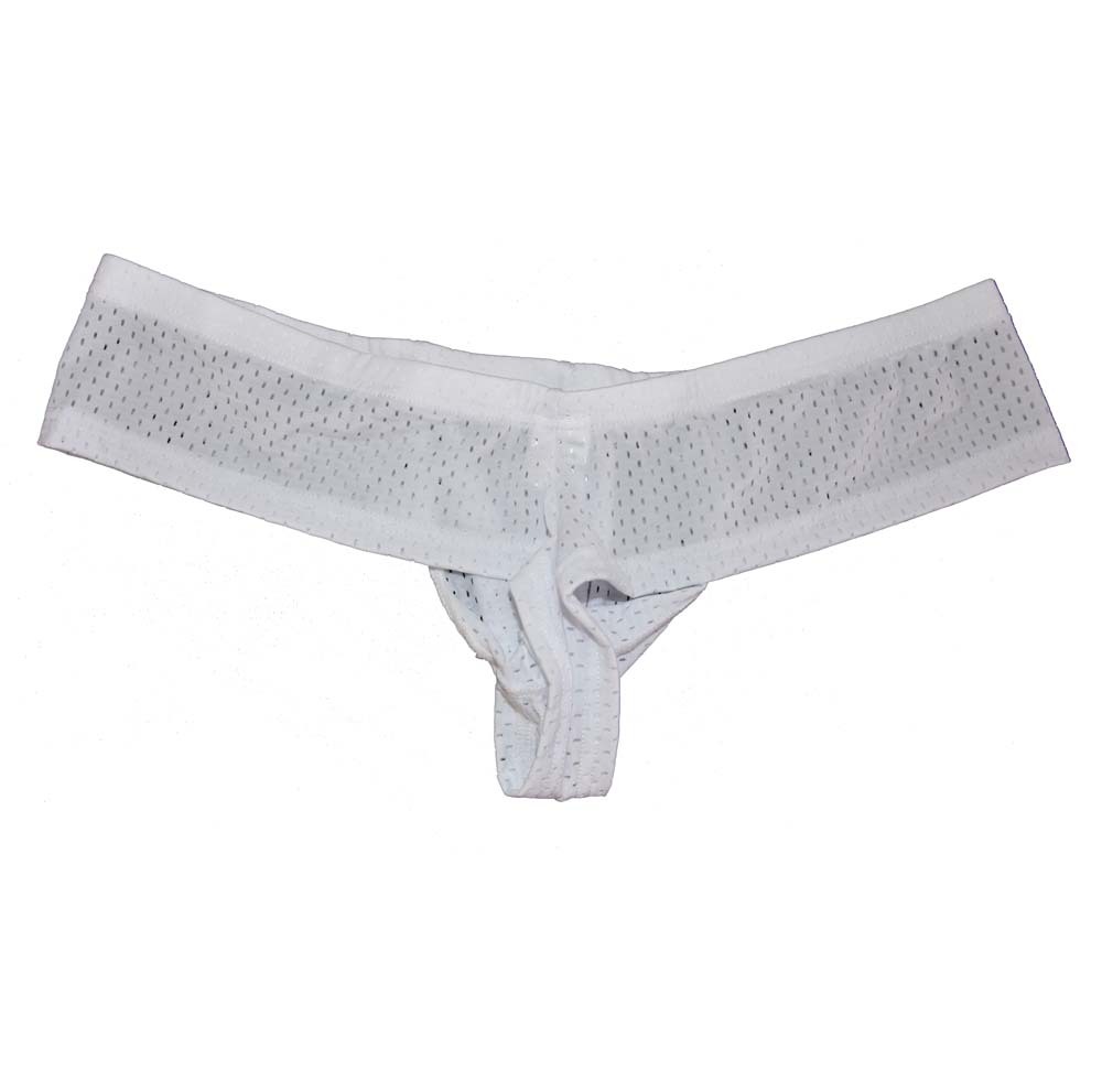 Men Thong Boxer Breath Holes Bikini Boxers Underwear Stretchy Jockstrap ...