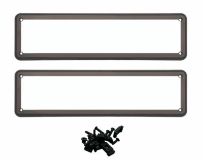 NUMBER PLATE COVER SURROUNDS - SLIMLINE SIZE 6 DIGIT VIC PLATES & OTHER ...