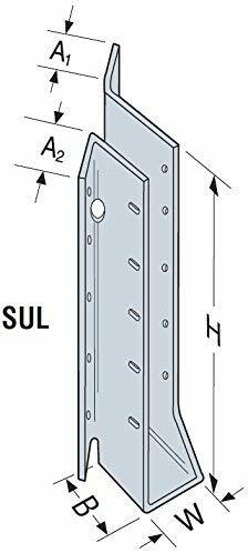 SUL410 Joist Hanger for 4x10 Lumber Skewed Left Simpson Strong-tie for ...