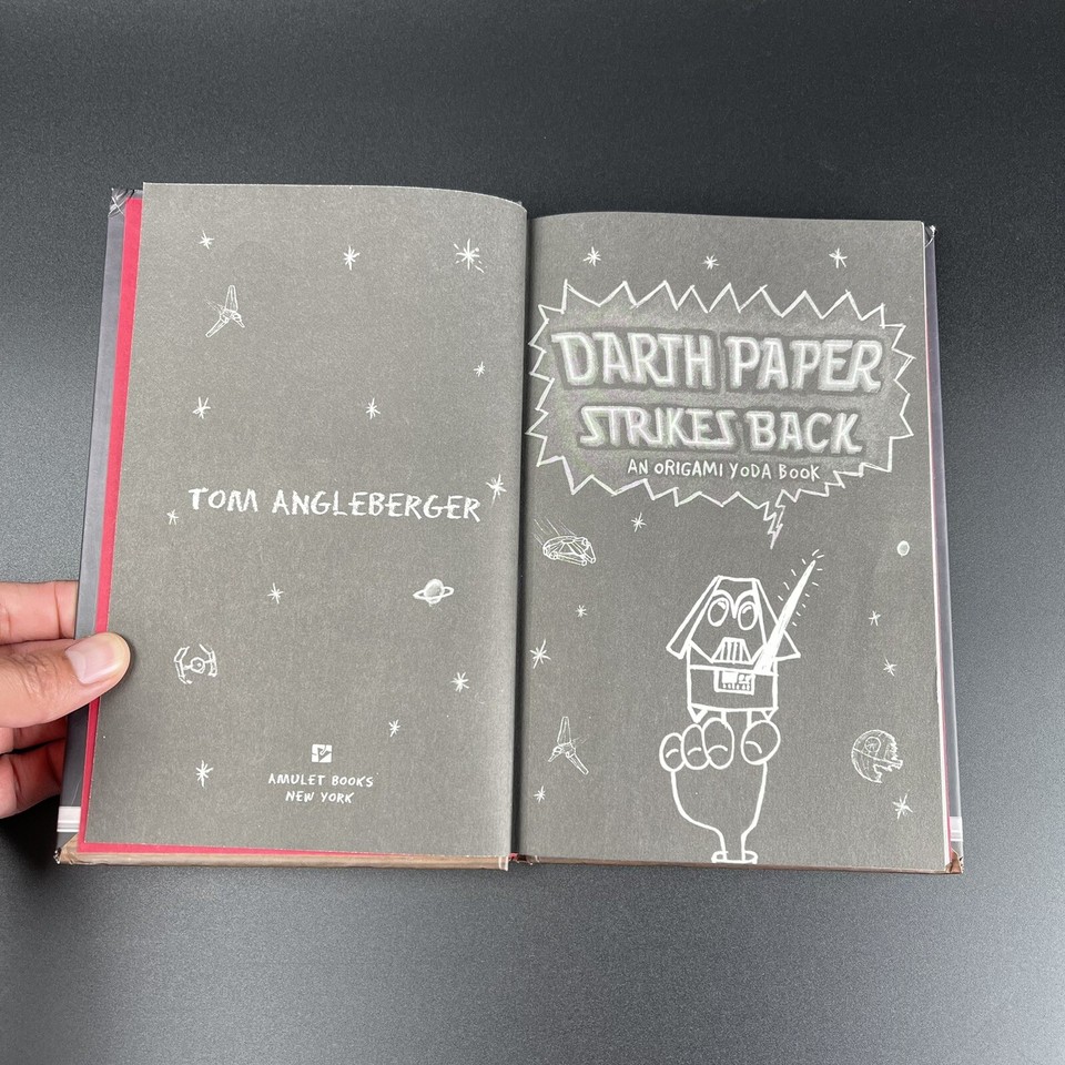 Darth Paper Strikes Back an Origami Yoda Book Hardcover by Tom ...