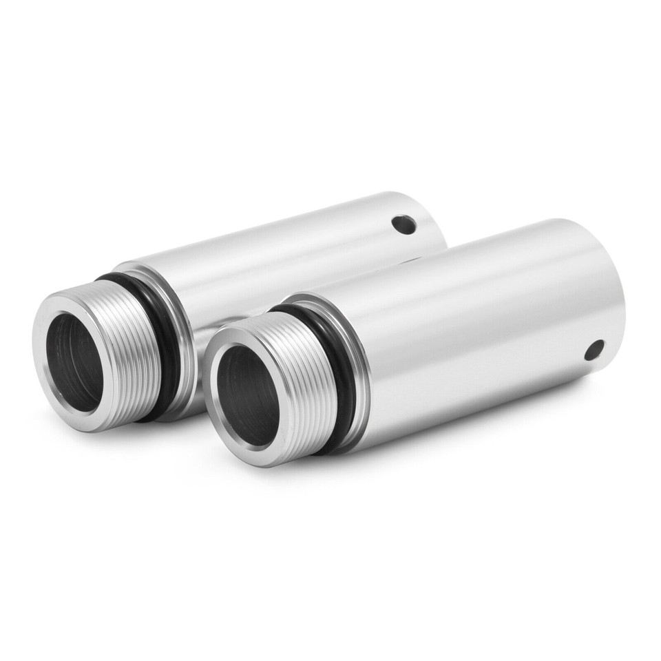 Dyna Glide 39mm Fork Tube 3" Extensions Aluminum For Harley Sportster ...