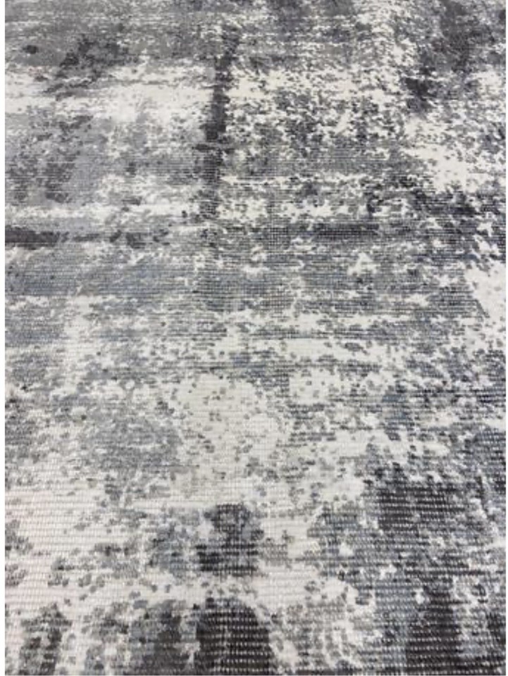 Modern Spectacular Hand Made Area Rug Modern 5 X 7 New Abstract Grey | eBay