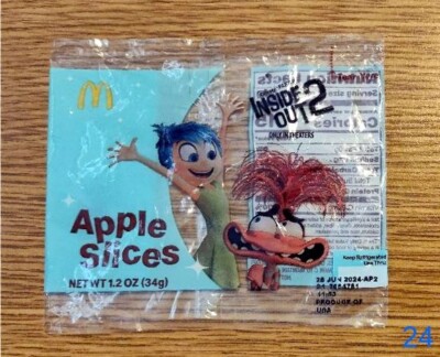 Inside Out 2 - McDonald's Happy Meal Apple Slices Wrapper (only) - 2024 ...