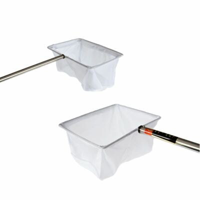 PISCES FINE MESH SCHOOL POND DIPPING NET WITH HANDLE FISH SCOOP DIP ...