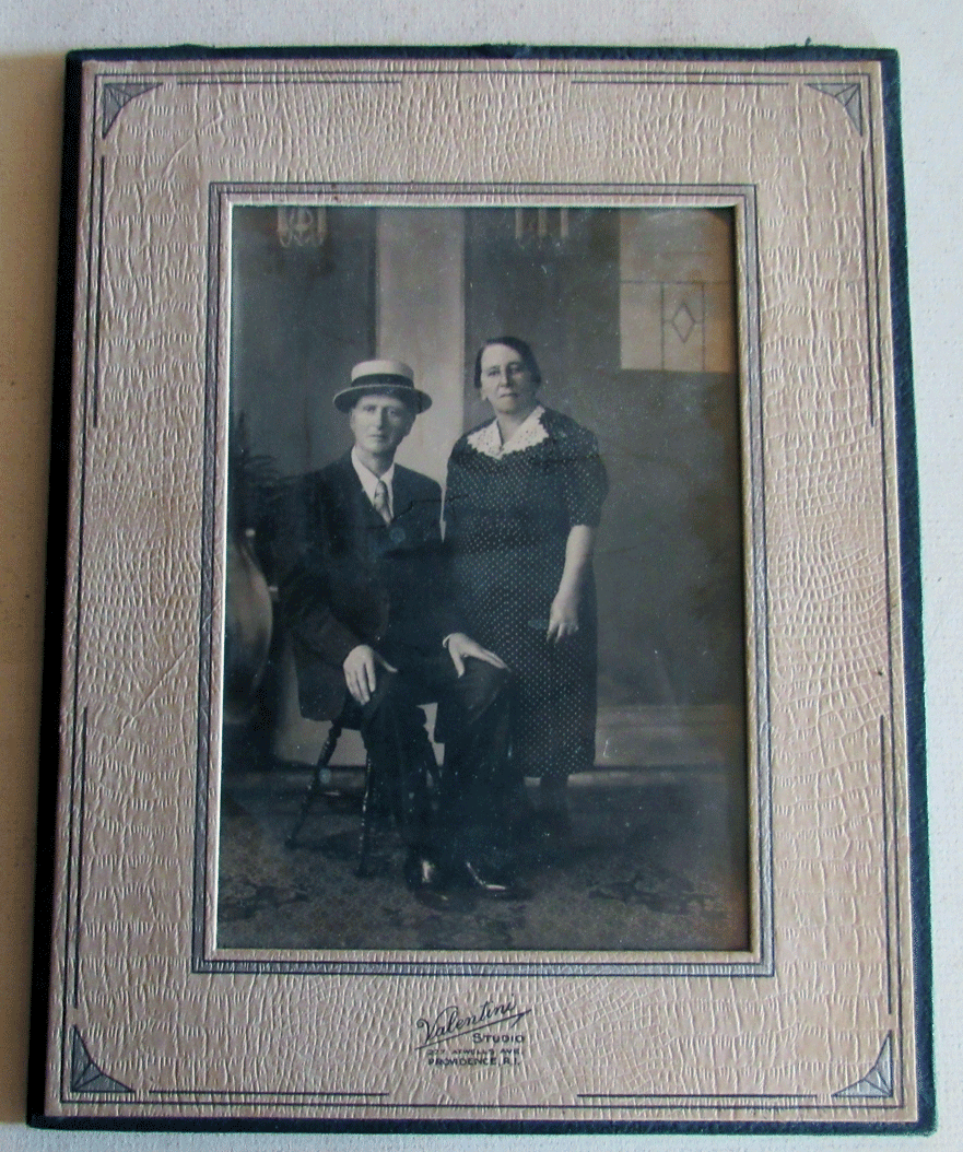 Older Italian Immigrant Couple Posed Portrait Photo Valentini Studio ...
