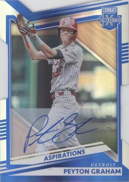 2022 Panini Elite Extra Edition - Peyton Graham #51 Aspirations Die-Cut ...