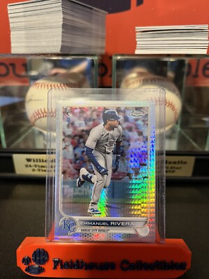 2022 Topps Chrome Prism Refractor #164 Emmanuel Rivera RC Kansas City ...